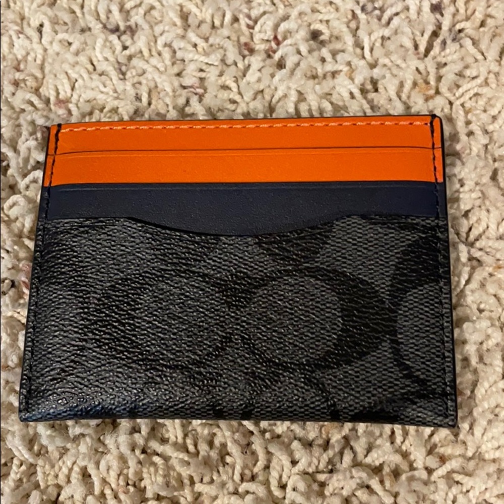 Coach Minimalist Credit Card Wallet - Gem
